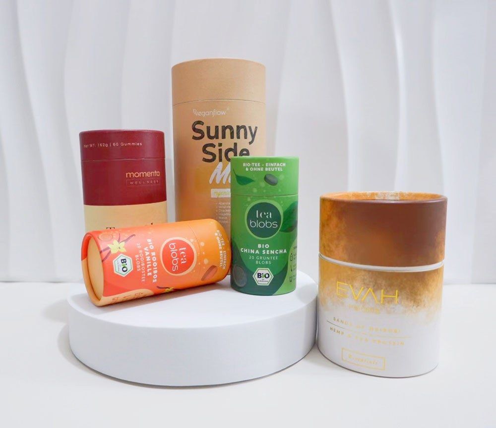 Eco Friendly Paper Tube Packaging | Custom Paper Tube | Tshirt Tubes