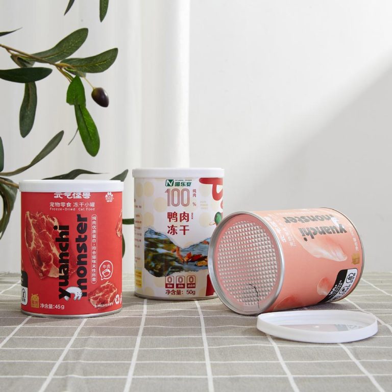 Airtight Food Grade Paper Canister Packaging | Paper Cans