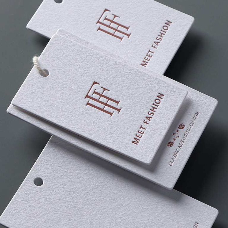 Custom Hang Tag Stickers - All Paper Tube Co.