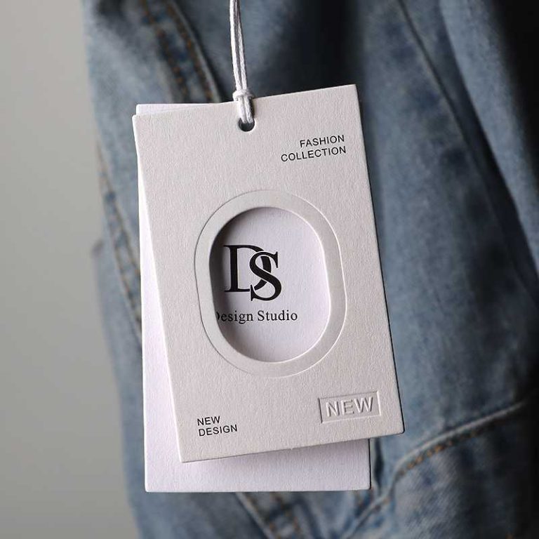 Custom Hang Tag Stickers - All Paper Tube Co.