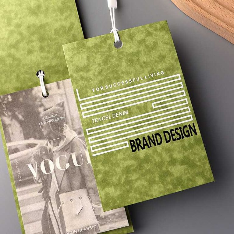 Custom Hang Tag Stickers - All Paper Tube Co.