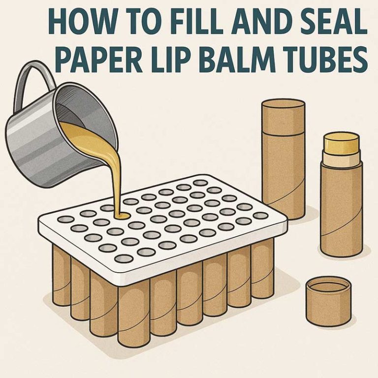 How to Fill Paper Lip Balm Tubes Efficiently Without Leaking?